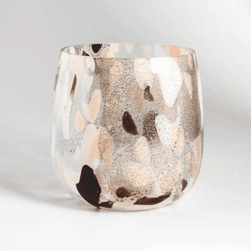 Sandy Glass Candle Holder Small - Gather & Place