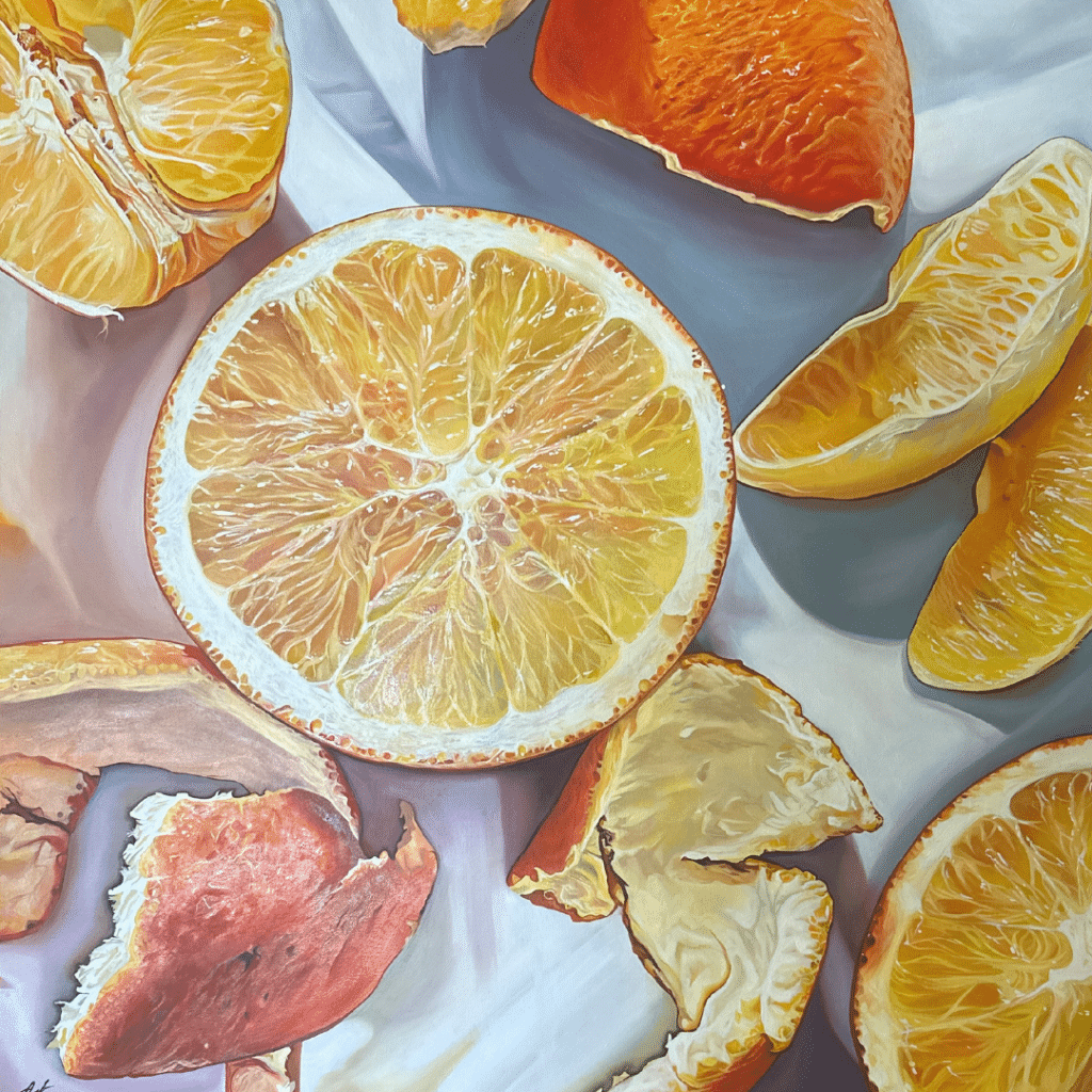 ORIGINAL ARTWORK- Citrus Symphony - Gather & Place