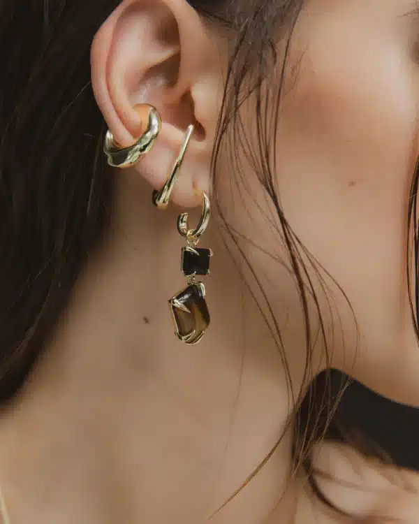 Double Drop Claw Earrings - Gather & Place
