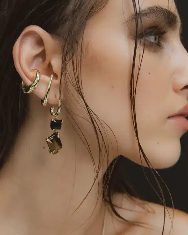 Double Drop Claw Earrings - Gather & Place