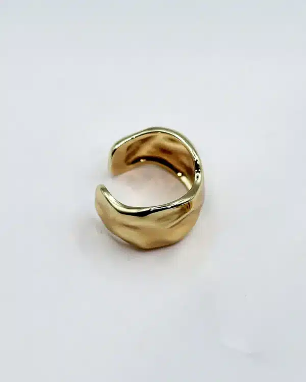 The Rippled Shield Ring - Gather & Place